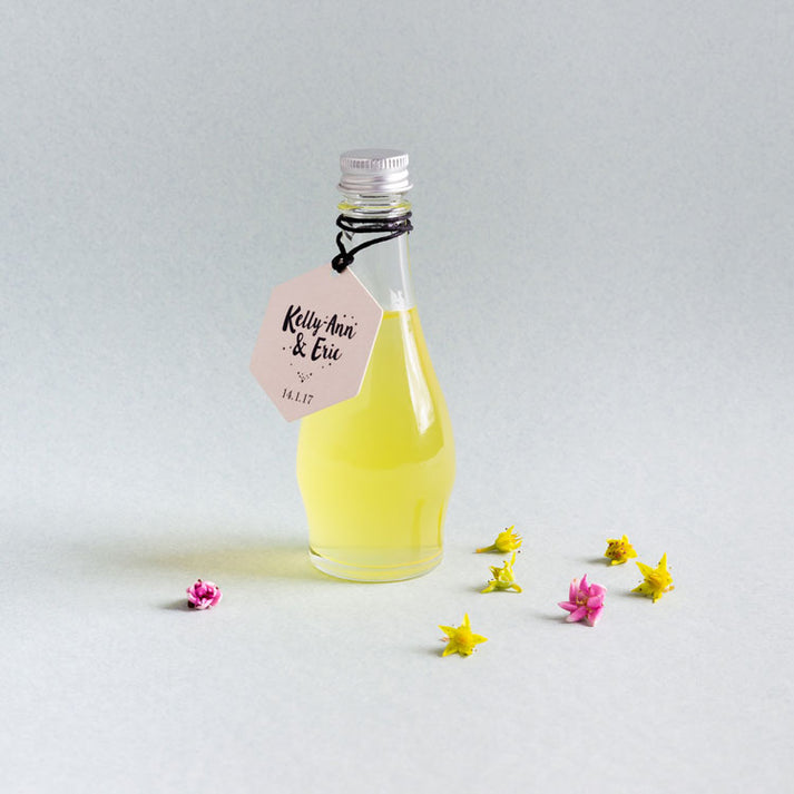 Long Neck Limoncello (Fill Your Own) Alcohol Bottle Favours – Custom ...